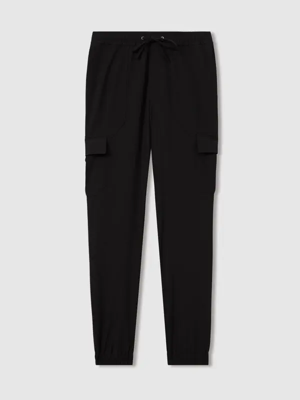 REISS Hold Elasticated Cargo Trousers
