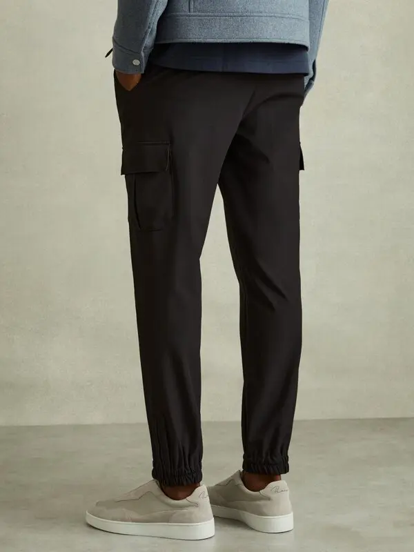 REISS Hold Elasticated Cargo Trousers