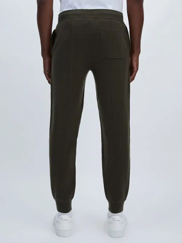 Paige Compact-knit Drawstring Trousers