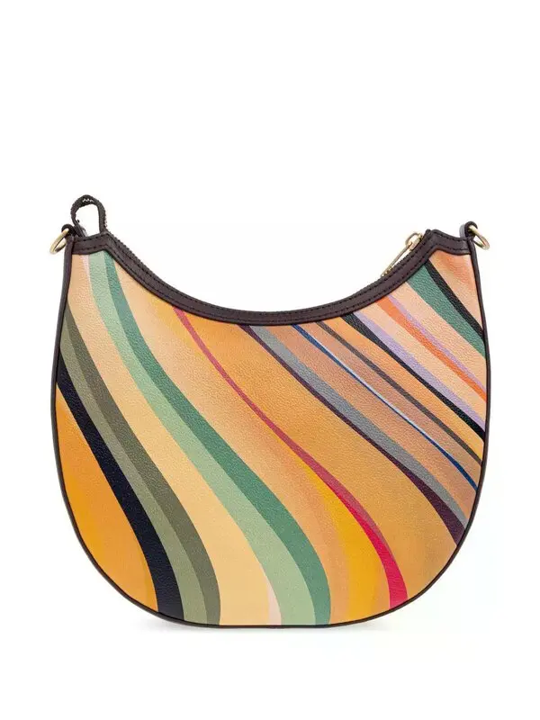 Paul Smith Swirl-print Leather Shoulder Bag - Yellow