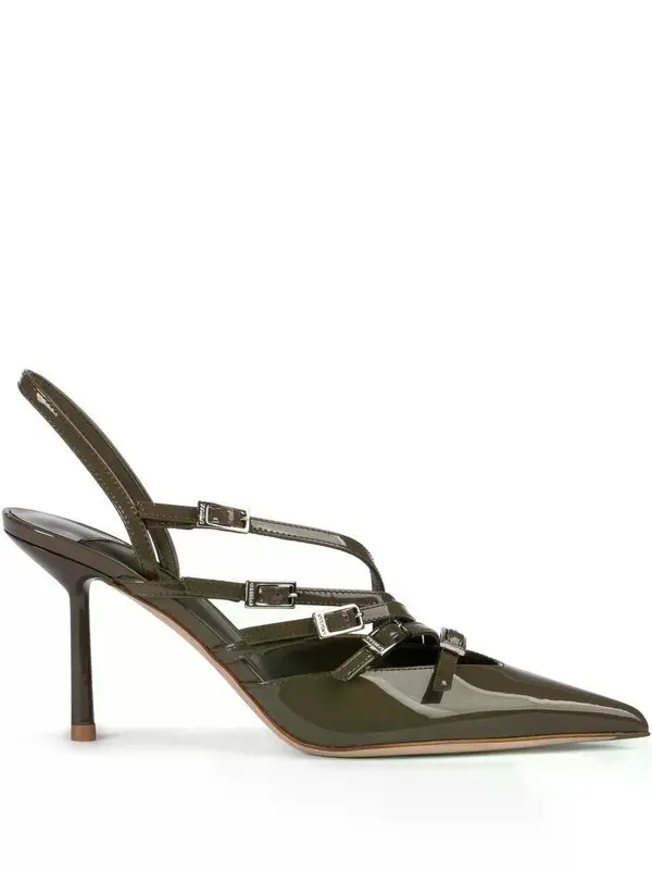 LE SILLA 80mm Slingback Pumps - Green