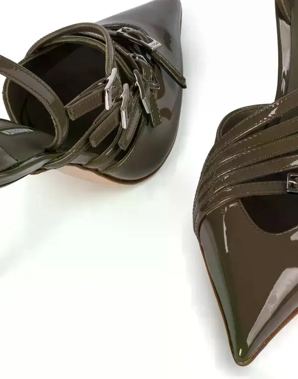 LE SILLA 80mm Slingback Pumps - Green