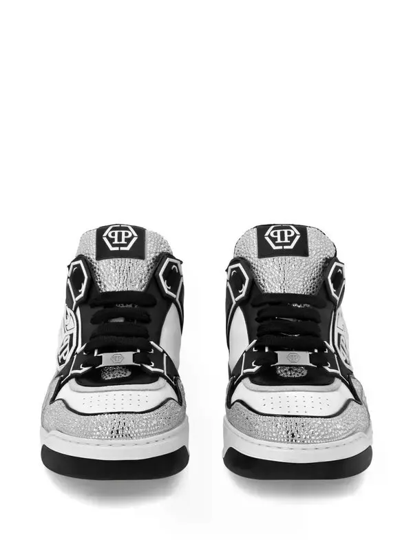 Philipp Plein Leather Low-top Sneakers - White