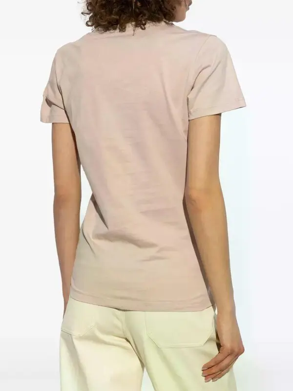 Moncler Bead-logo T-shirt - Pink