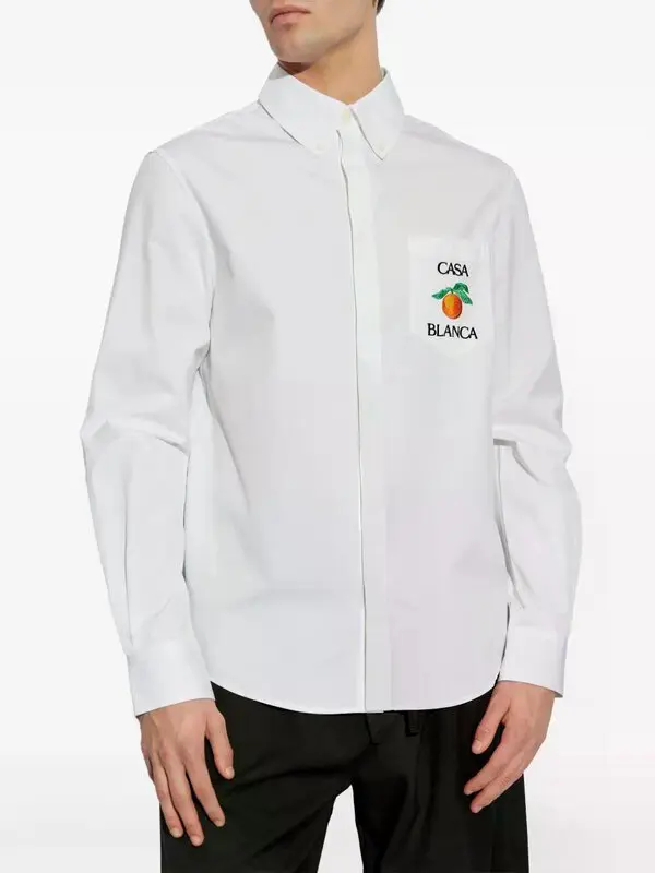 Casablanca Embroidered Shirt