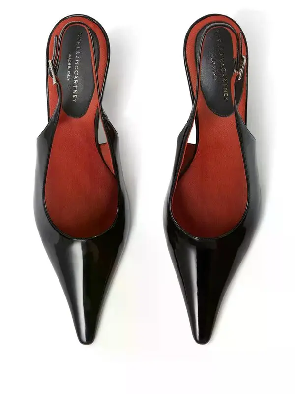 Stella McCartney Elsa 90mm Pointed Toe Pumps - Black