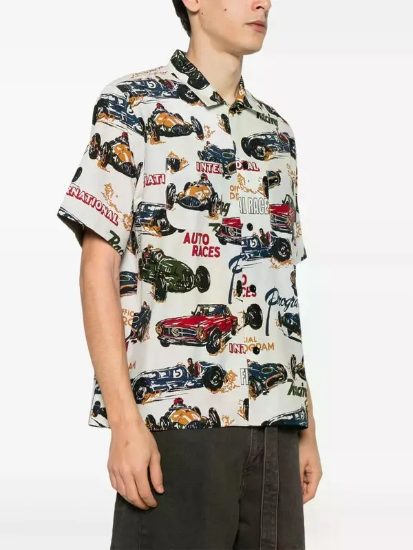 Sacai Race Car-print Shirt