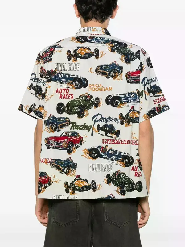 Sacai Race Car-print Shirt