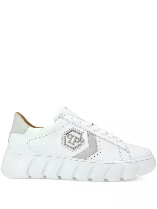 Philipp Plein Hexagon Lo-top Sneakers - White