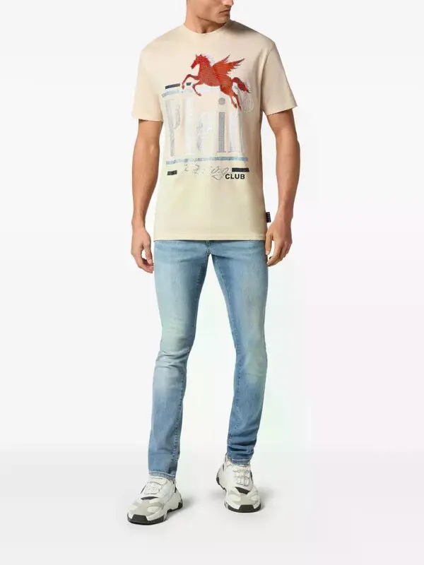 Philipp Plein Racing Club T-shirt - Neutrals