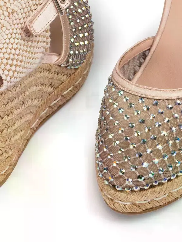 LE SILLA Gilda 100mm Espadrilles - Neutrals