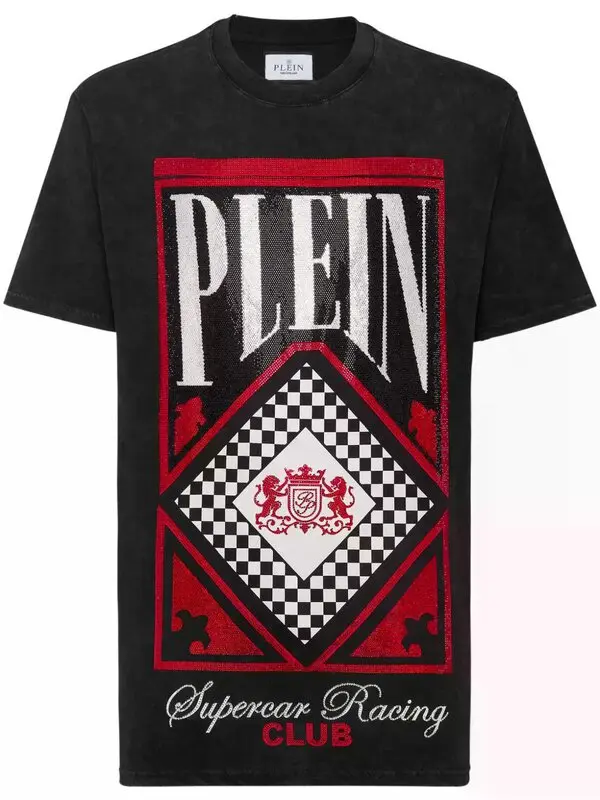 Philipp Plein Stones Racing Club T-shirt - Black