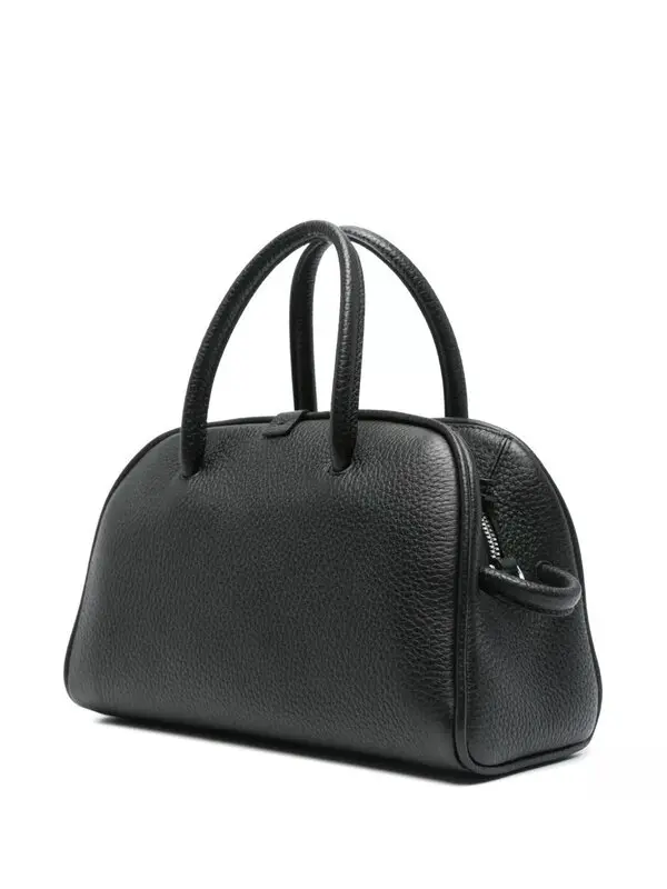 Jacquemus The Small Turismo Bag In Grained Calfskin - Black