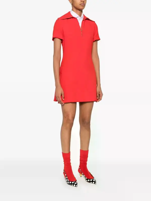 Patou Crepe Mini Dress