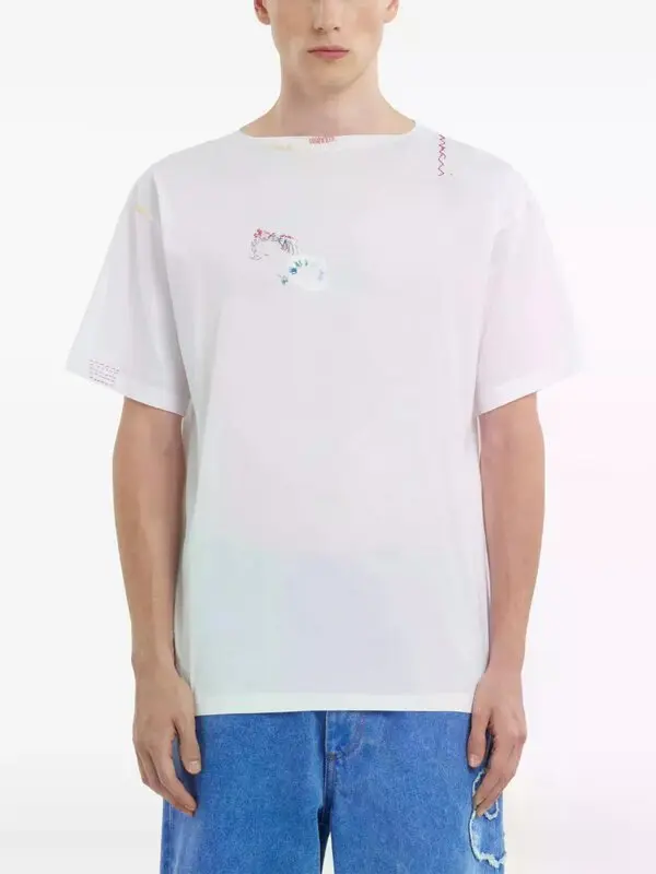 Marni Embroidered Logo T-shirt