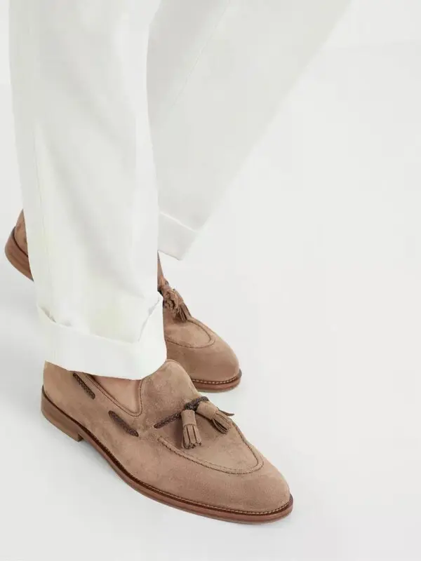 Brunello Cucinelli Suede Loafers
