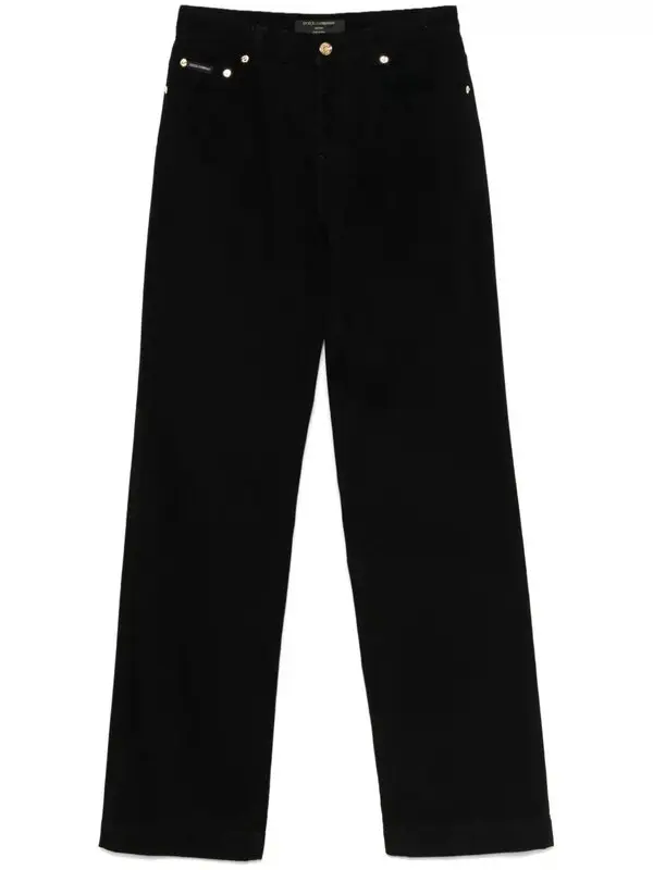 Dolce & Gabbana Straight-leg Jeans - Black