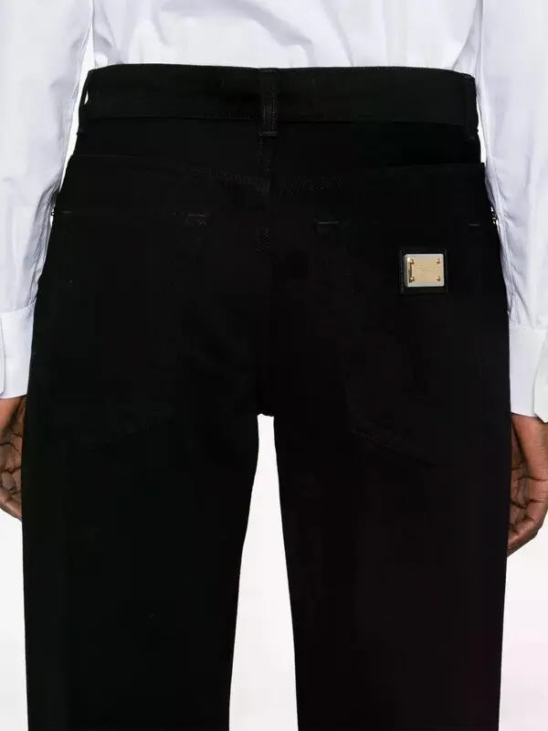 Dolce & Gabbana Straight-leg Jeans - Black