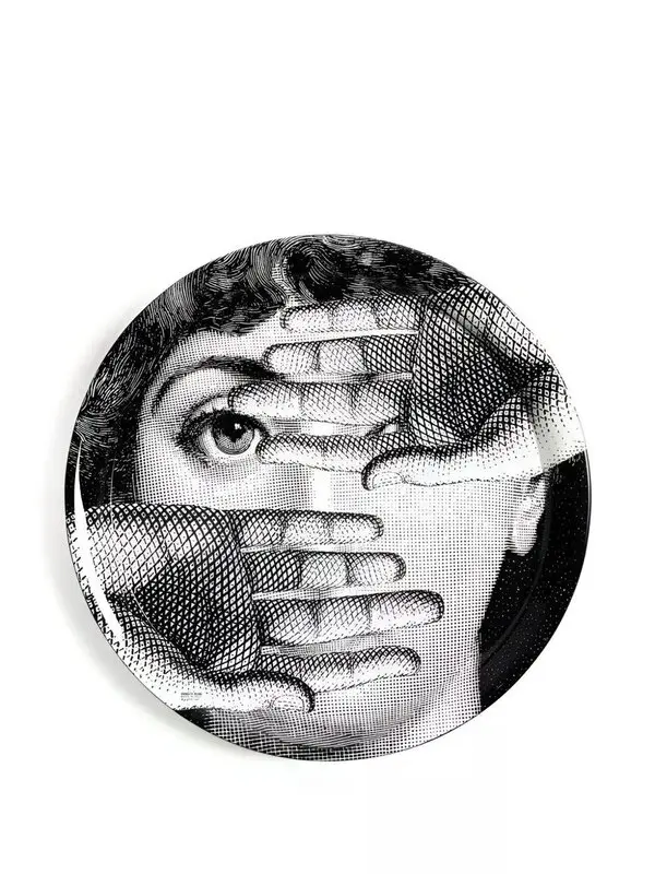FORNASETTI Tema E Variazioni Plate - White
