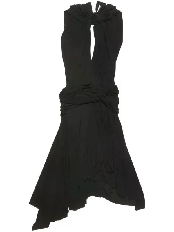 Acne Studios Knot-detail Midi Dress