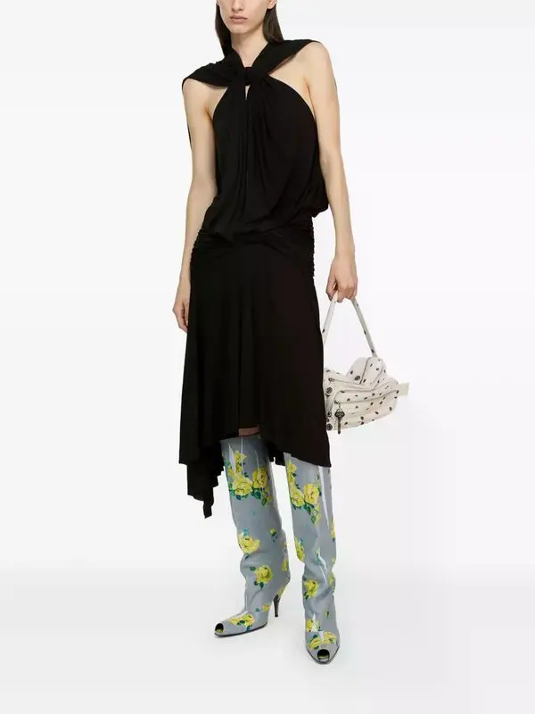 Acne Studios Knot-detail Midi Dress