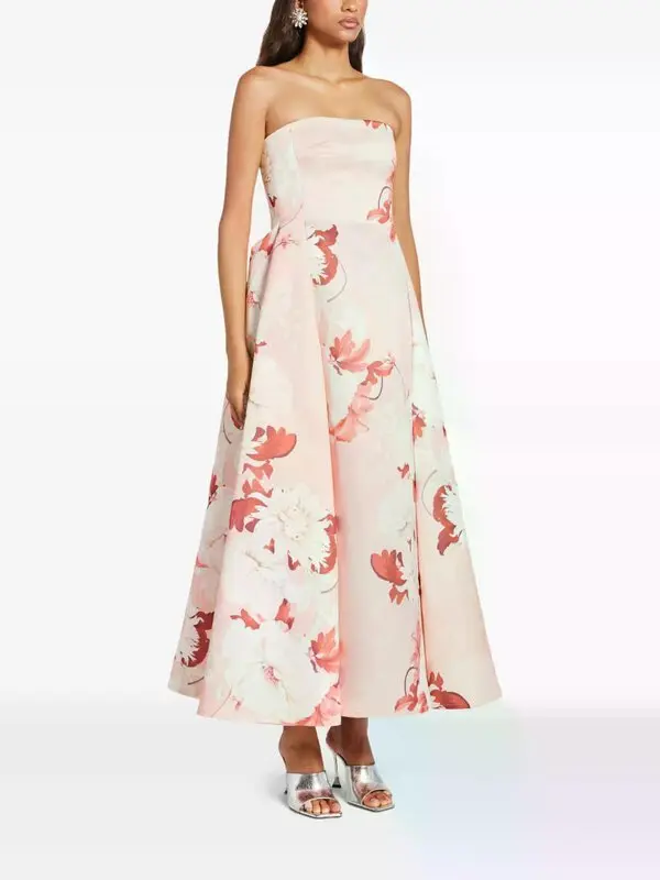LEO LIN Nora Bustier Maxi Dress