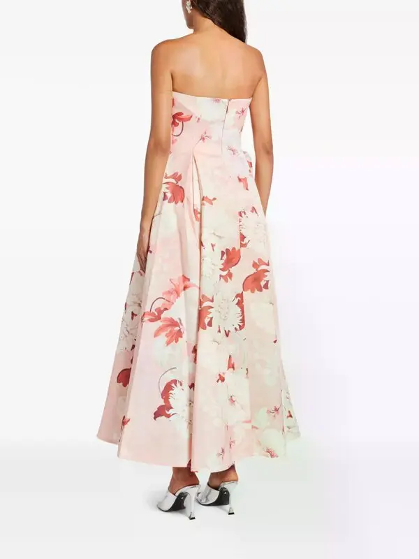 LEO LIN Nora Bustier Maxi Dress