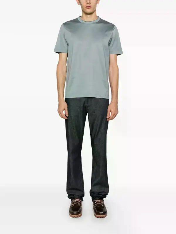 Canali Cotton T-shirt - Blue