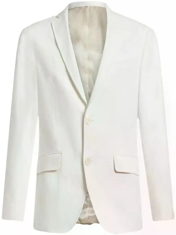 Etro Cotton Jacquard Blazer - White
