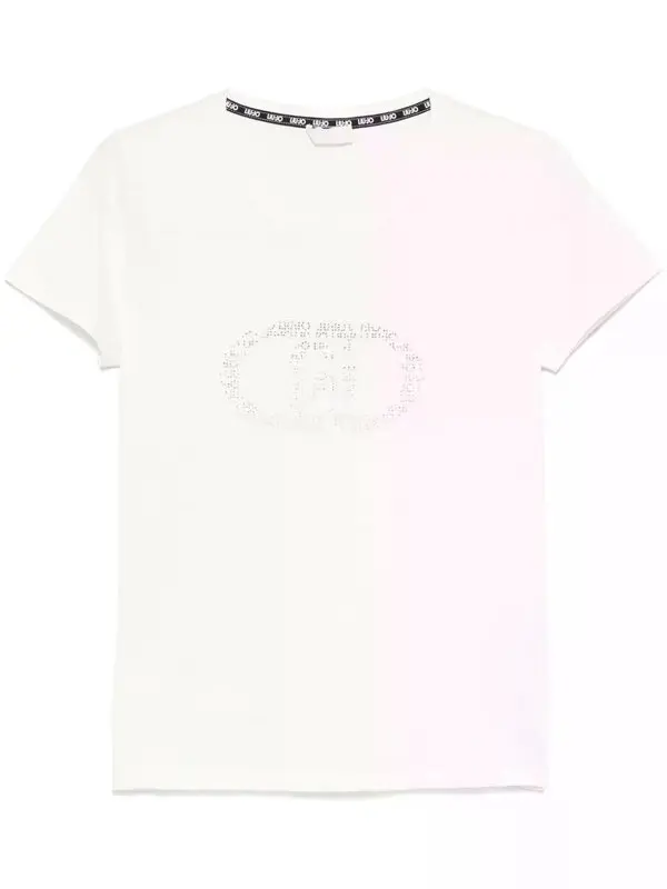 Liu Jo Logo-appliqué T-shirt - White