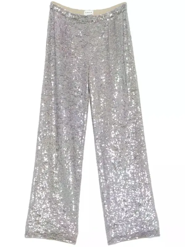 P.a.r.o.s.h Gong Straight-leg Trousers - Neutrals