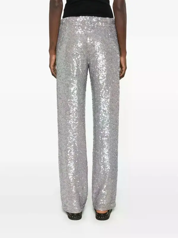 P.a.r.o.s.h Gong Straight-leg Trousers - Neutrals