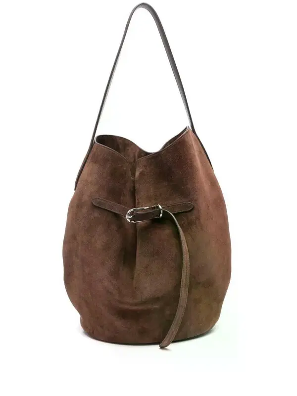 LIFFNER Buckle-detail Shoulder Bag - Brown