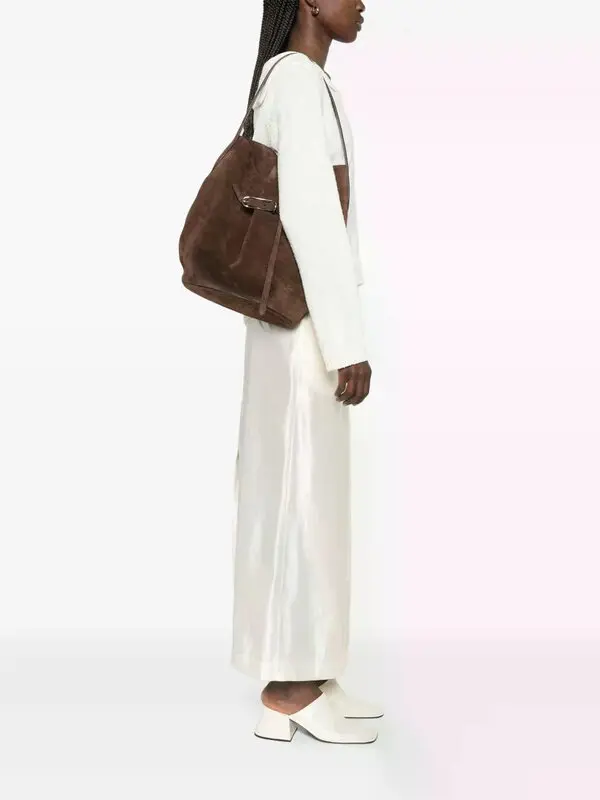 LIFFNER Buckle-detail Shoulder Bag - Brown