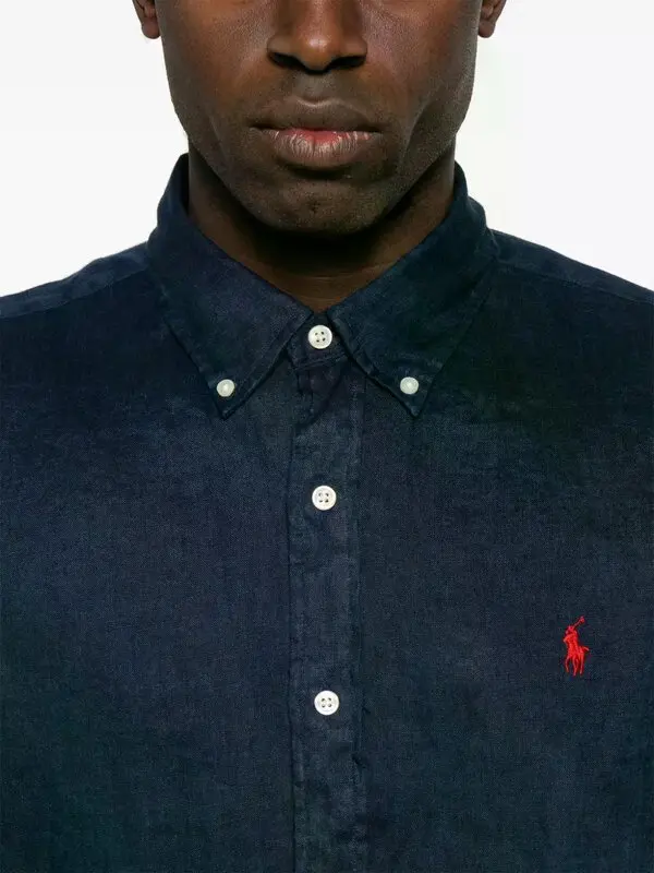 Polo Ralph Lauren Linen Shirt - Blue