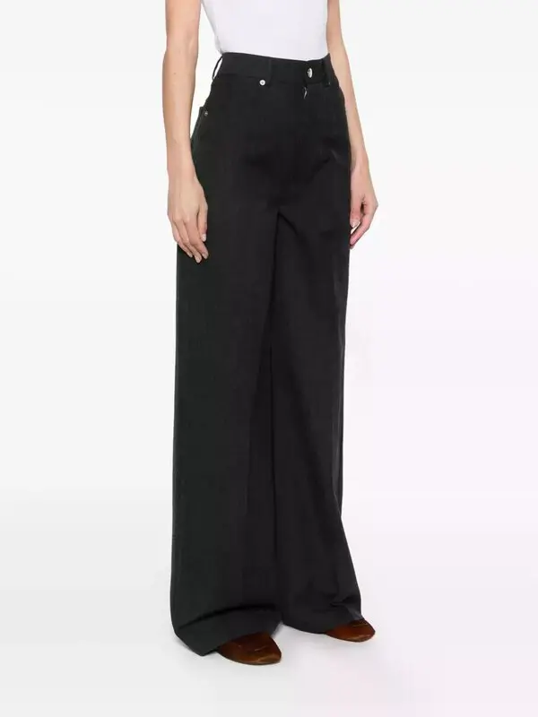 Nanushka Wide-leg Trousers - Grey