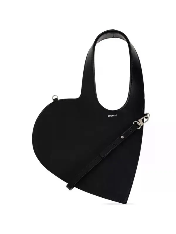 Coperni Mini Baby Heart Cross Body Bag - Black