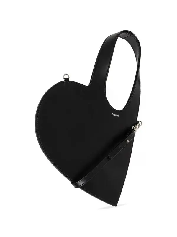 Coperni Mini Baby Heart Cross Body Bag - Black