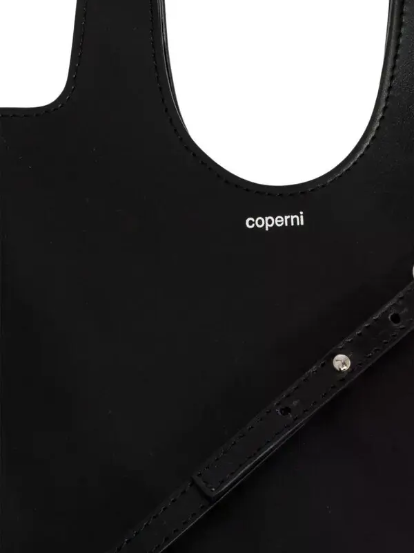 Coperni Mini Baby Heart Cross Body Bag - Black