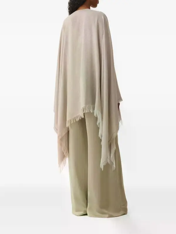 Fabiana Filippi Frayed-hem Cape