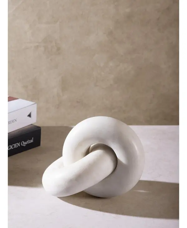 GAURI KOHLI Munich Marble Knot Sculpture