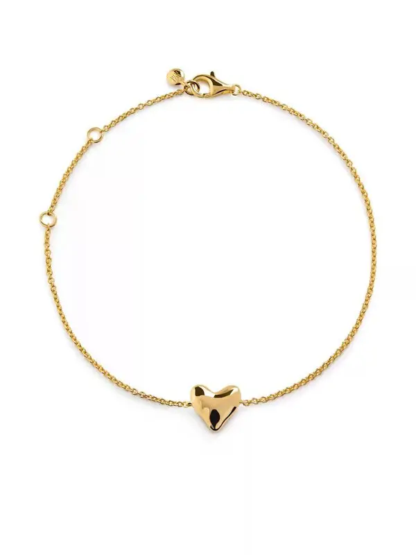 Monica Vinader Heart Chain Bracelet - Gold