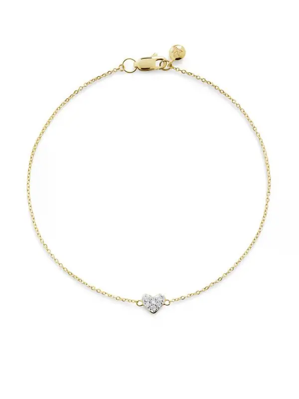 Monica Vinader Mini Heart Diamond Bracelet