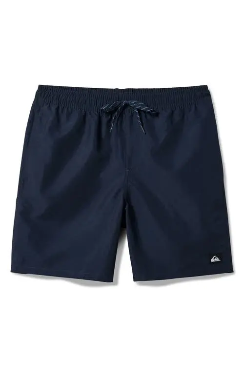 Quiksilver Everyday Solid Volley Swim Trunks - Eclipse