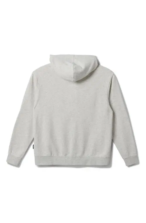 Quiksilver Saltwater Zip Hoodie - White/heather