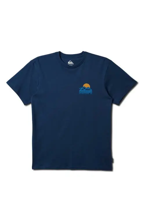 Quiksilver Blue Lines Graphic T-shirt