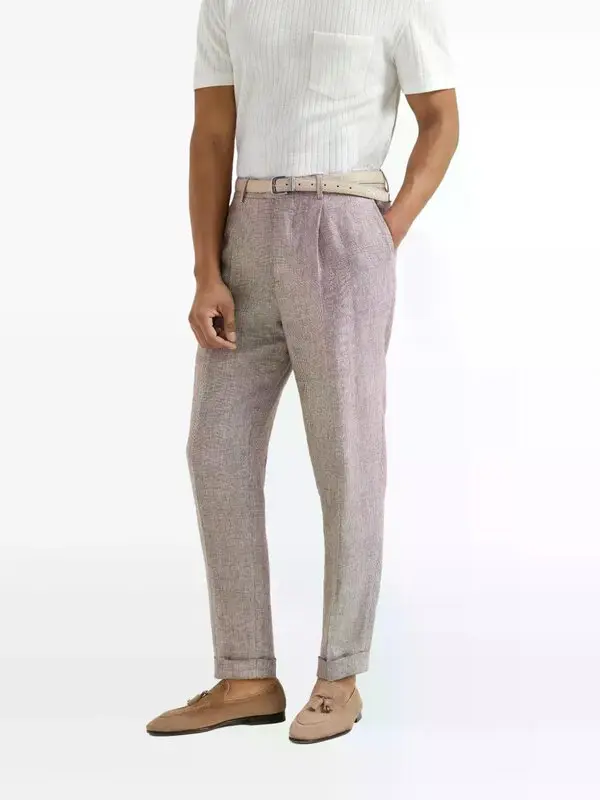 Brunello Cucinelli Pleat Detailing Trousers - Grey