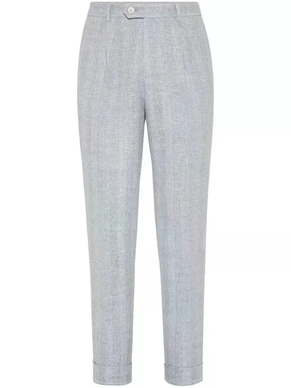 Brunello Cucinelli Houndstooth Trousers