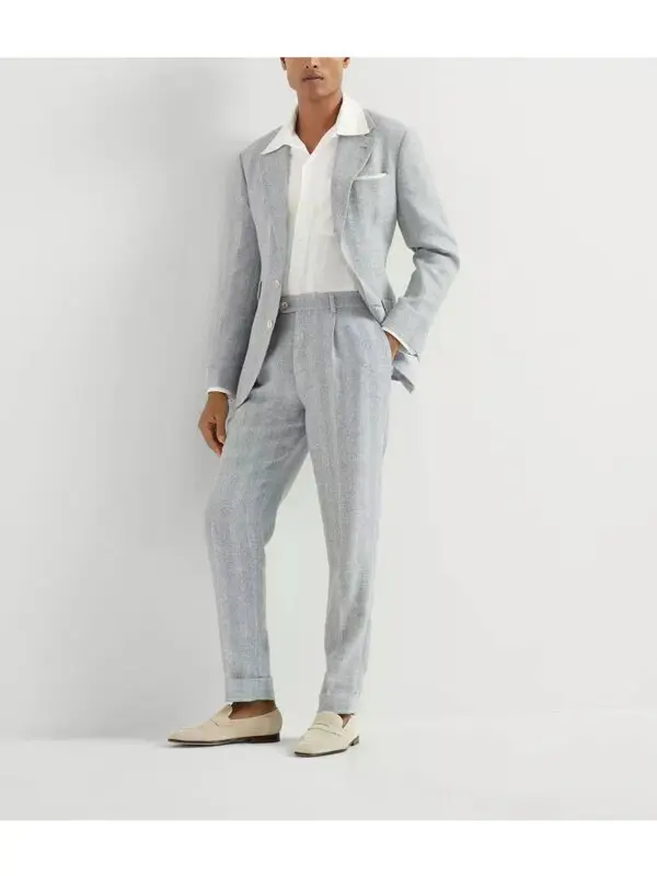 Brunello Cucinelli Houndstooth Trousers