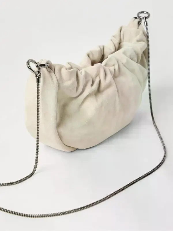 Brunello Cucinelli Monili Chain-strap Crossbody Bag - Neutrals